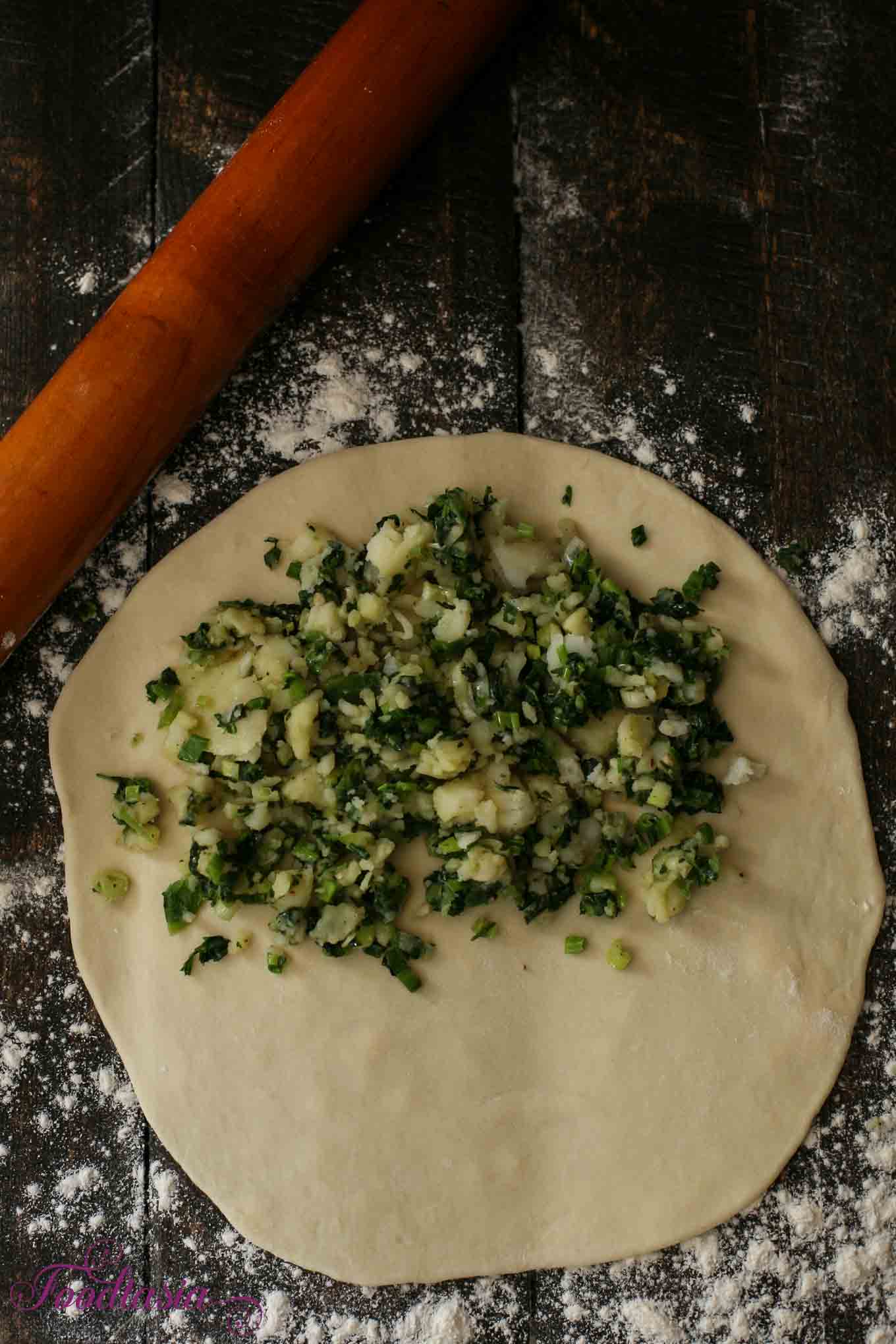 Afghani Bolani - Potato, Green Onion, and Cilantro Stuffed Flatbread ...