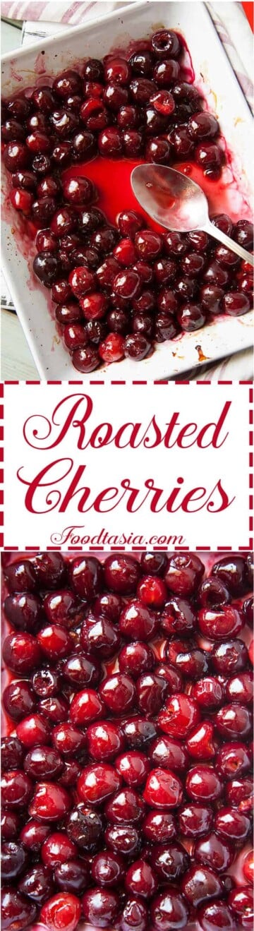 Roasted Cherries | Foodtasia