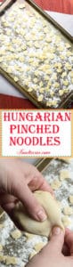 Hungarian Pinched Noodles (Csipetke) | Foodtasia