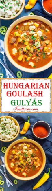 Hungarian Goulash (Gulyás) | Foodtasia