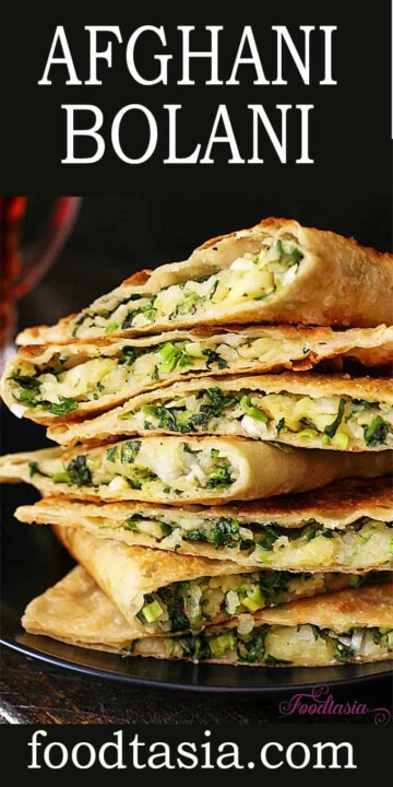 Afghani Bolani - Potato, Green Onion, and Cilantro Stuffed Flatbread ...