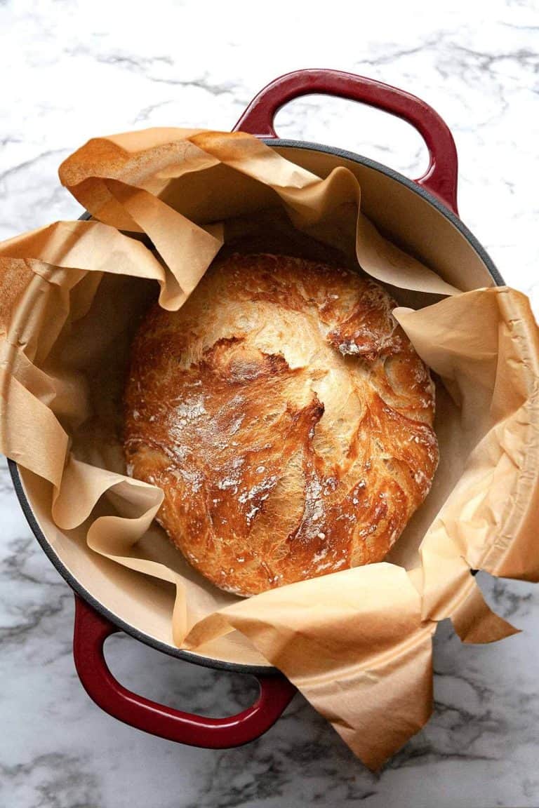 Foolproof Artisan No Knead Bread Recipe – Step by Step Tutorial with ...