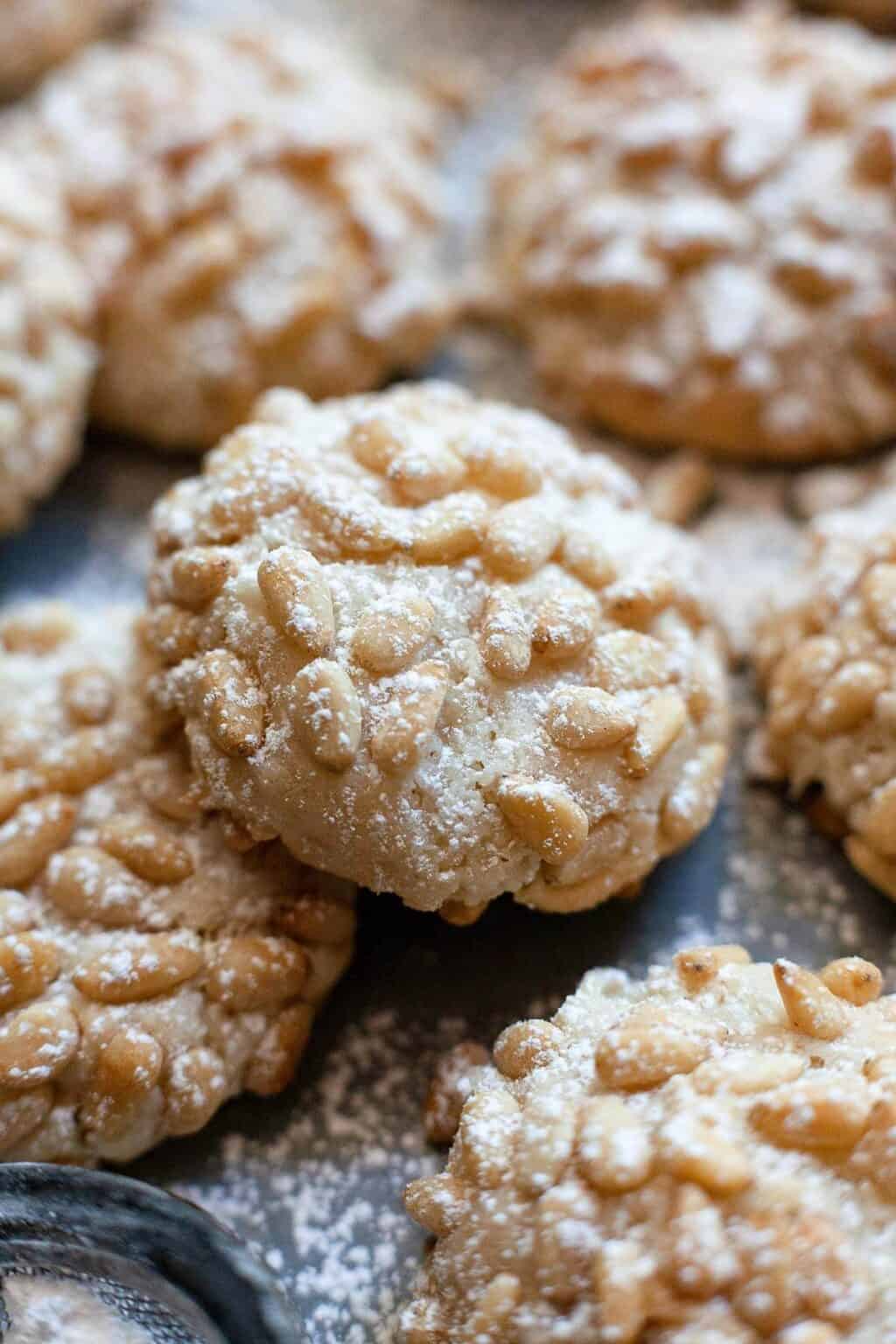 The BEST Authentic Italian Pignoli Cookies Recipe | Foodtasia