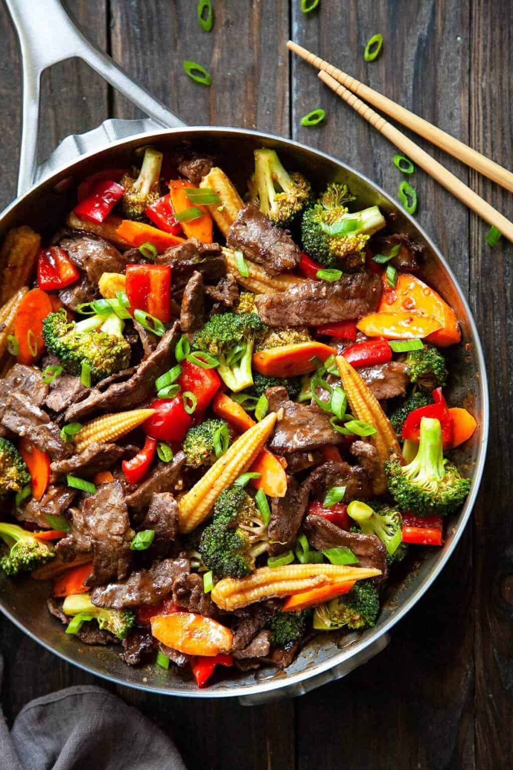Hunan Beef - Better Than Takeout! | Foodtasia