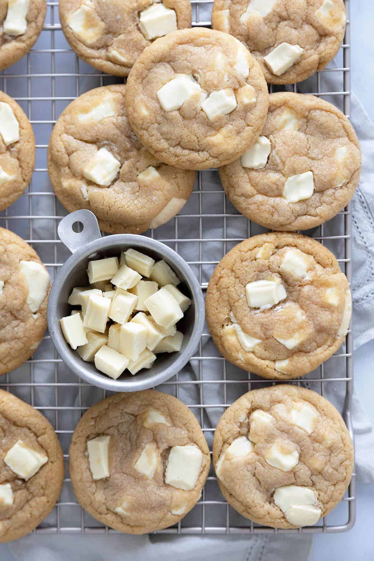 Thick and Chewy Milky Bar Cookies - BEST RECIPE! | Foodtasia