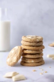 Thick and Chewy Milky Bar Cookies - BEST RECIPE! | Foodtasia