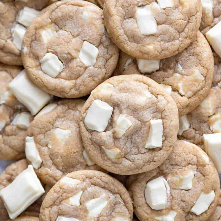 Thick and Chewy Milky Bar Cookies - BEST RECIPE! | Foodtasia