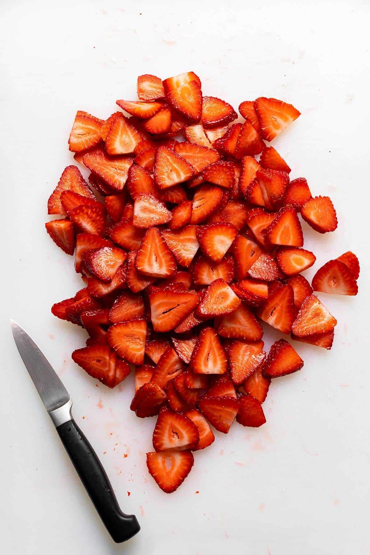 Easy Strawberry Syrup Recipe (with Video!) | Foodtasia