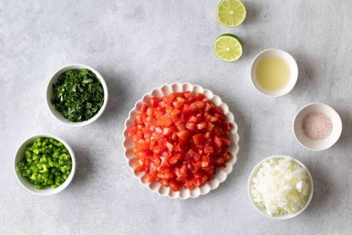Easy, Homemade Pico de Gallo Recipe (Fresh Tomato Salsa) | Foodtasia
